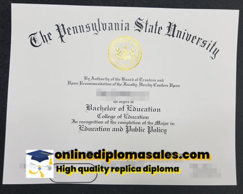 How to get a Pennsylvania State University diploma quickly ...