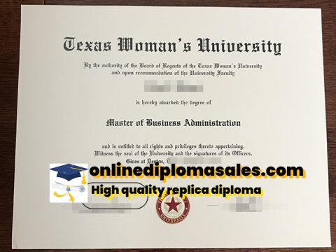 Where to buy Texas Woman's University certificate? - buy fake diploma ...