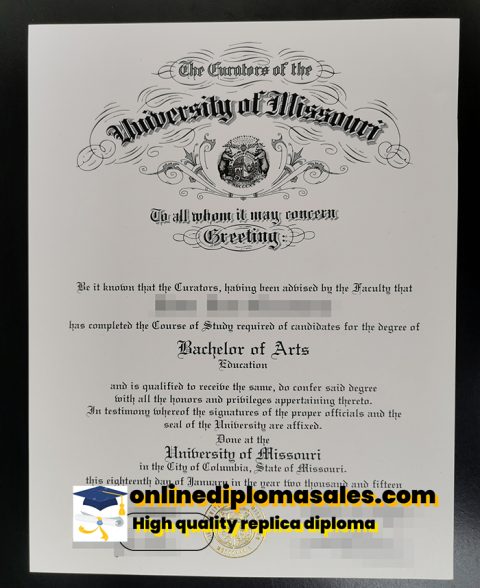 Where to buy University of Missouri diplomas? - buy fake diploma,Buy fake degrees online